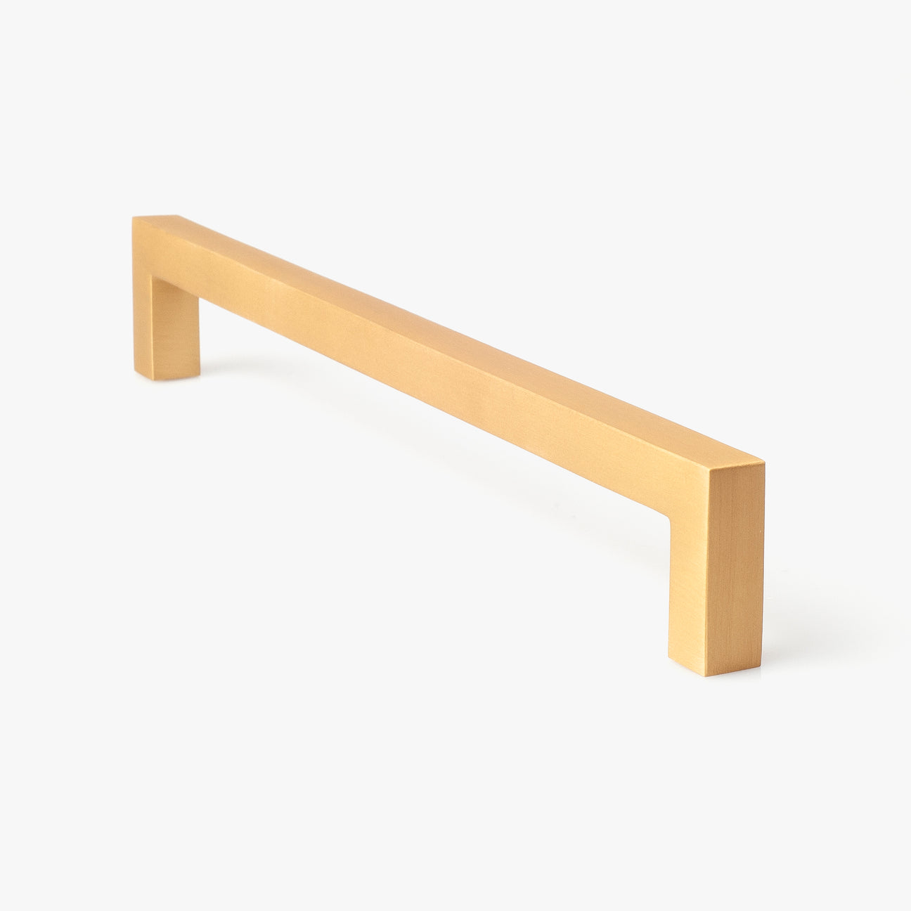 Vertex Brushed Brass Handle - Drawer Brass Handles – C S Studios